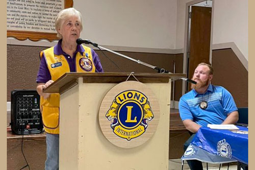 Lady Lion discusses several subjects with noon group | Webster Parish ...