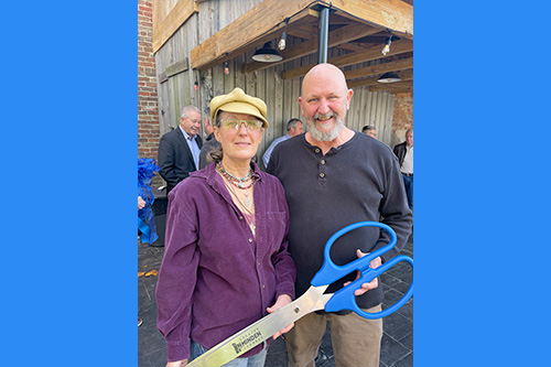 Ribbon cutting time for Easley Studios Courtyard | Webster Parish Journal