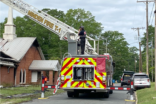 Church fire still under investigation | Webster Parish Journal