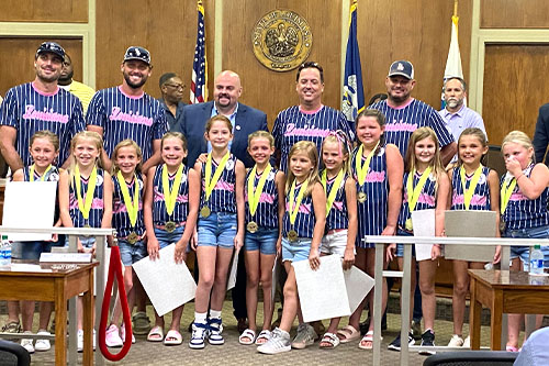 City of Minden recognizes Dixie Darlings as world champs | Webster ...