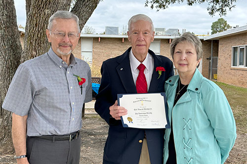 Thompson has family ties to SAR | Webster Parish Journal
