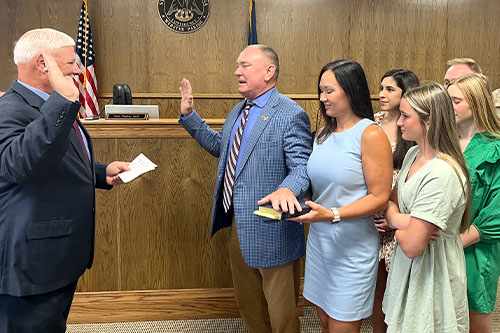 Sheriff, Chief Deputy take oaths of office | Webster Parish Journal