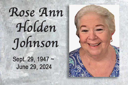 Obituary: Rose Ann Holden Johnson | Webster Parish Journal