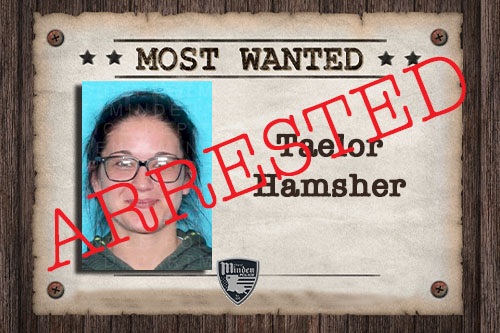 Most Wanted: Taelor Hamsher | Webster Parish Journal
